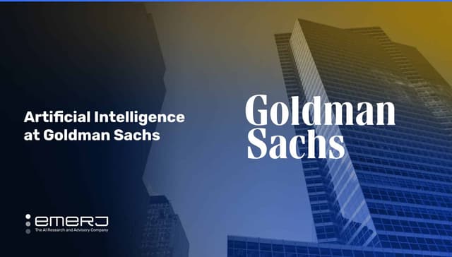 Goldman Sachs Shareholder Letter Outlines AI Overhaul, Cites Talent and ...