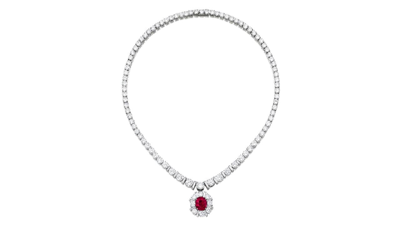 Burmese ruby necklace sells for $2.2 million at Bonhams New York ...