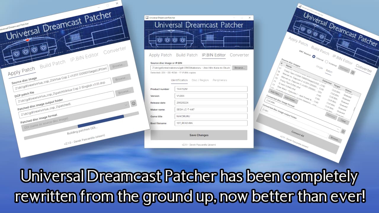 Universal Dreamcast Patcher gets complete rewrite for fans ...